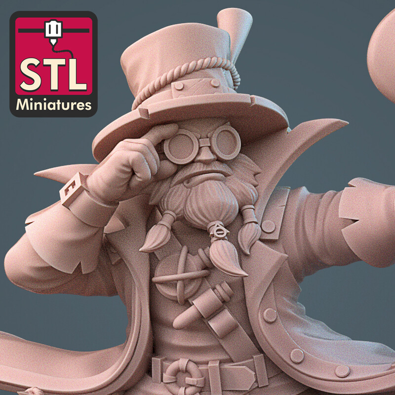 ArtStation - Alchemist STL miniatures