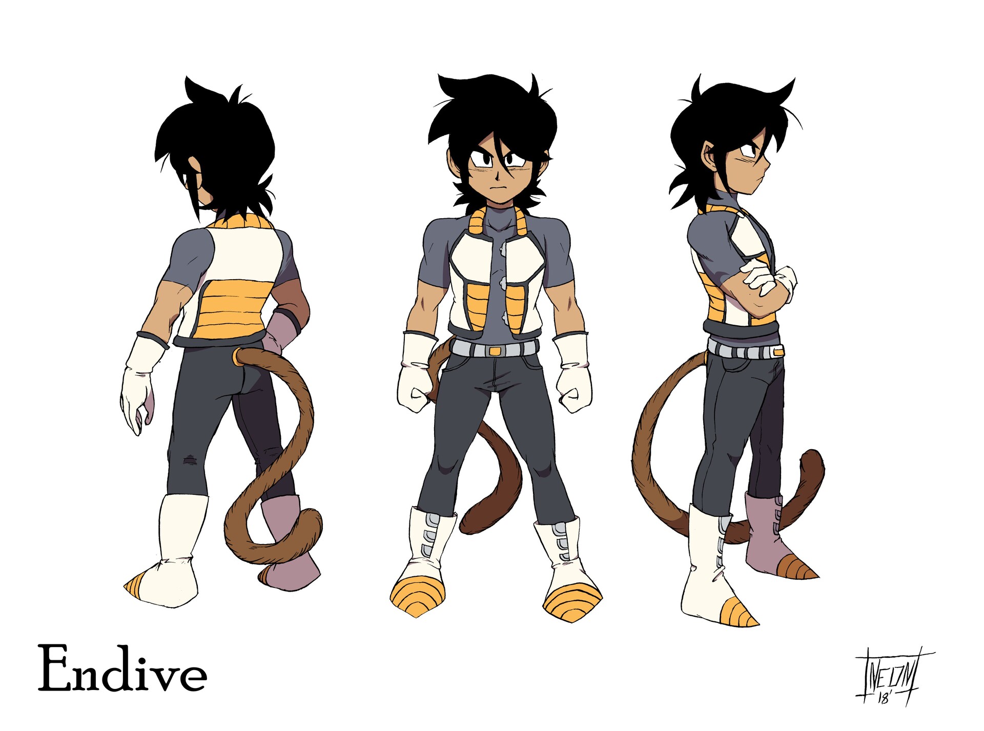 ArtStation - Endive character sheet