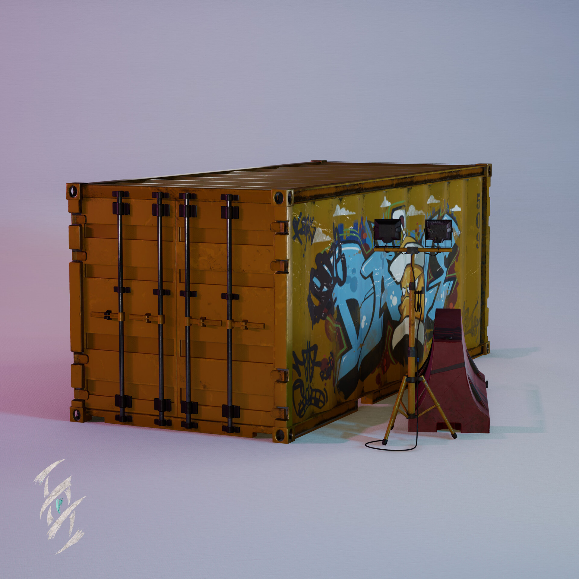 ArtStation - Sea container