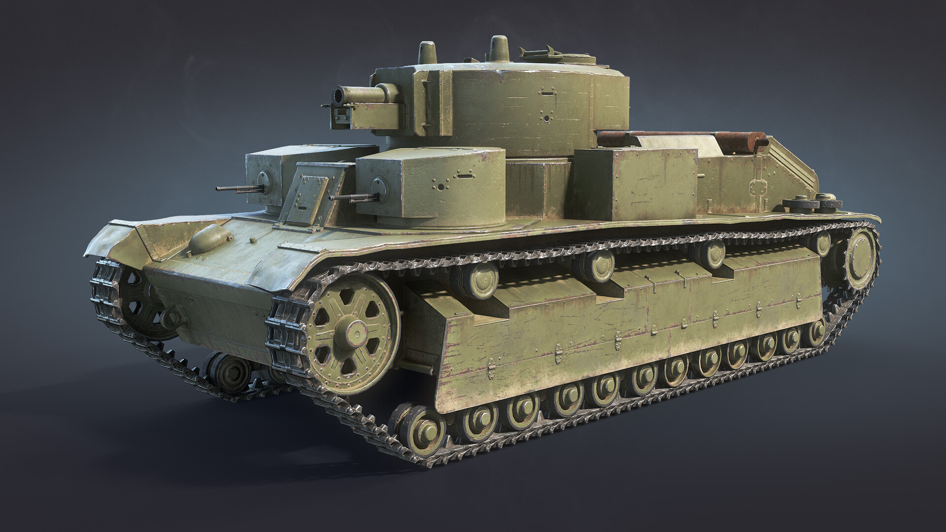 ArtStation - T-28 Medium Tank