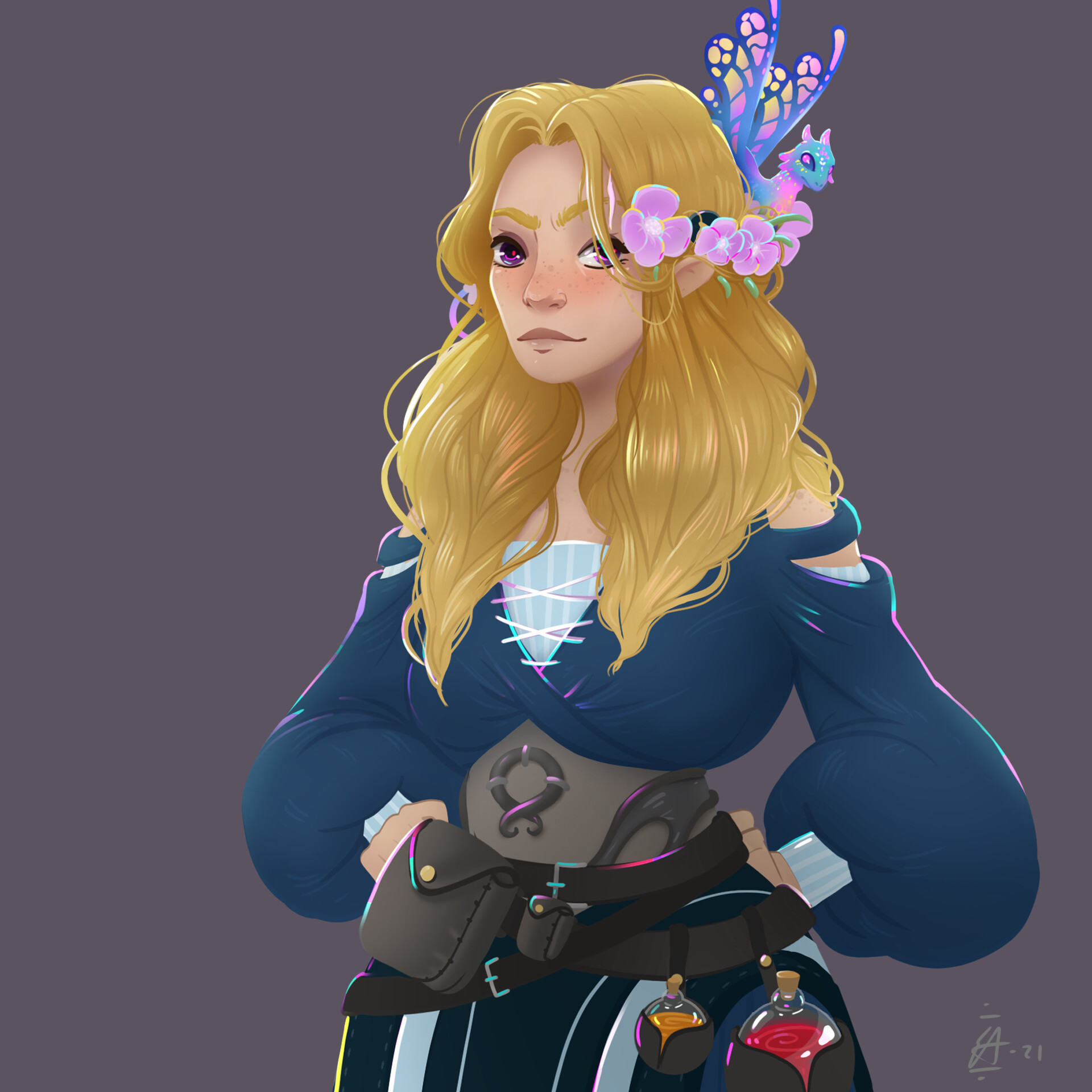 ArtStation - D&D Character - Keeva