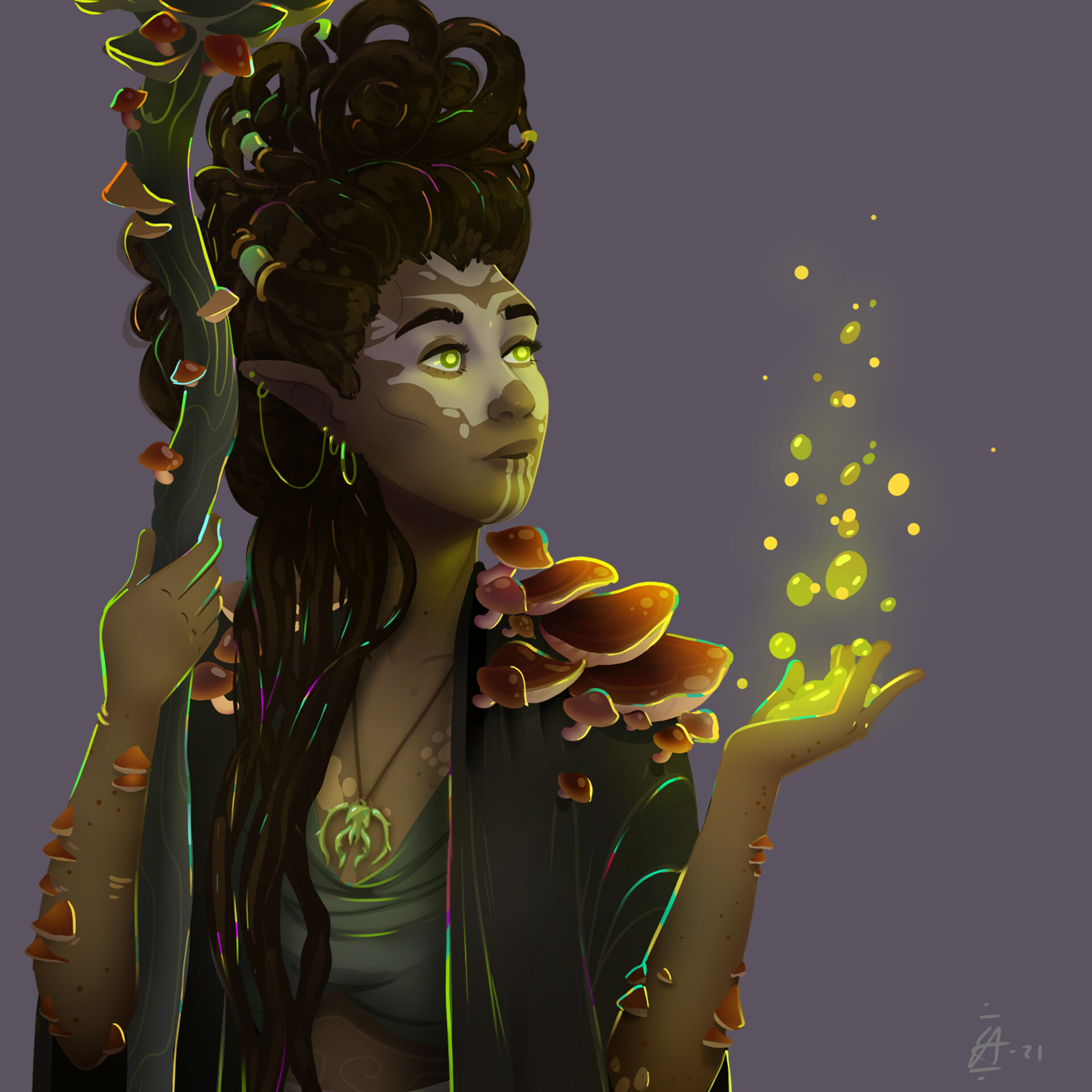 ArtStation - D&D Character - Morchella