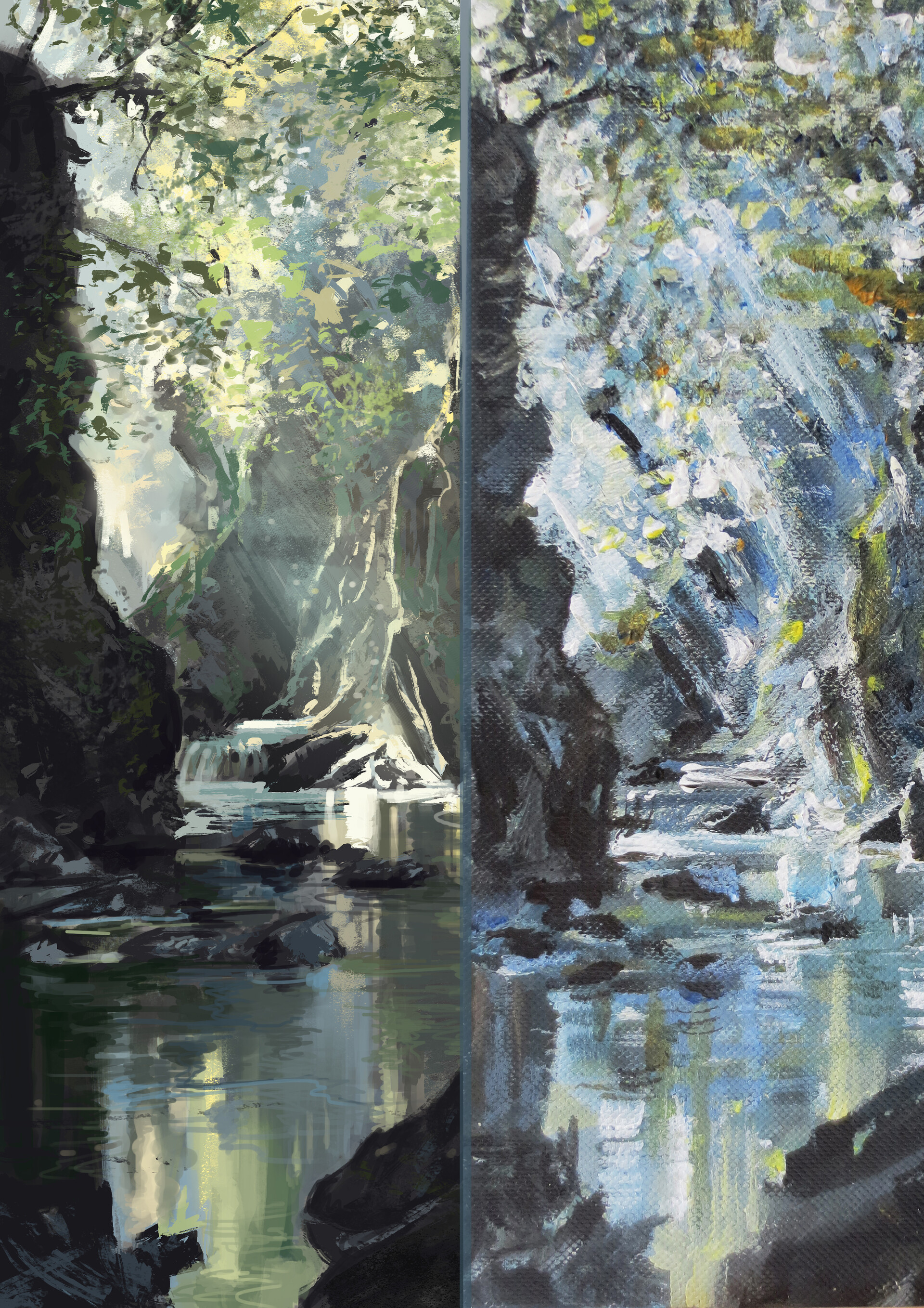 ArtStation - River Study