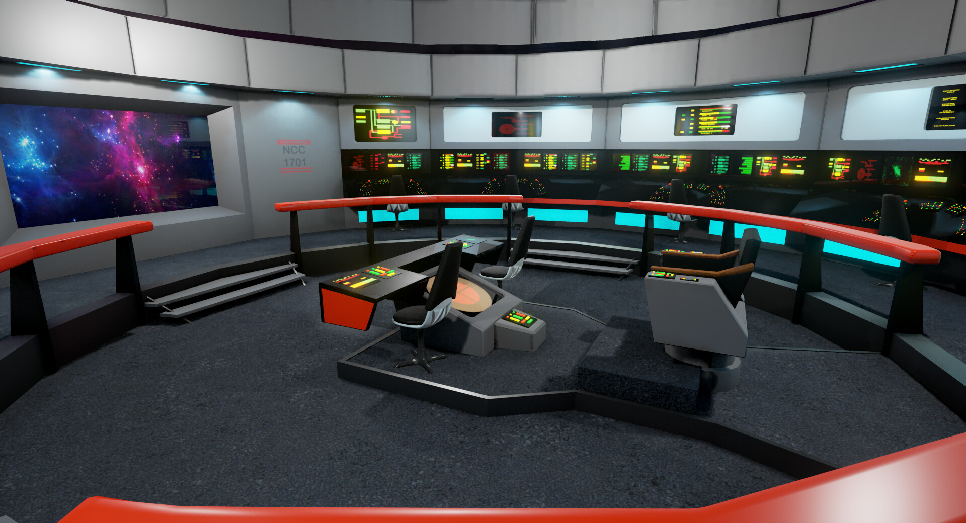 ArtStation - Star Trek Enterprise Bridge