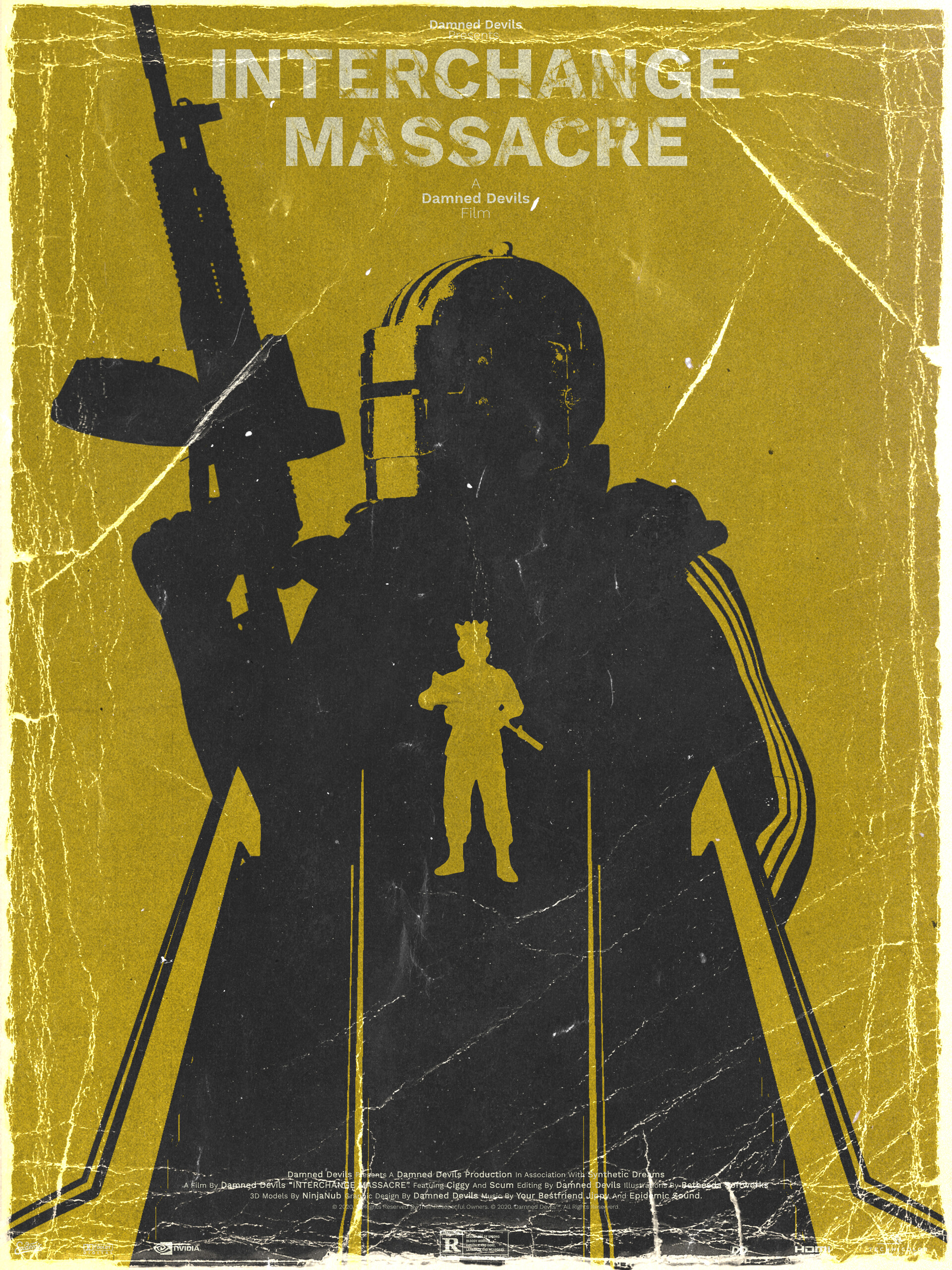 Damned Devils - Interchange Massacre - Retro Poster - An Escape From ...