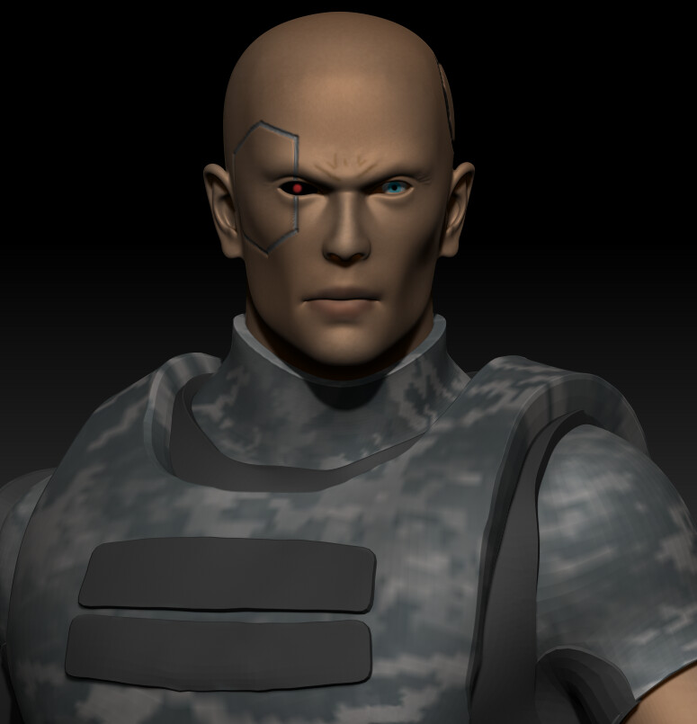 ArtStation - Cyborg Cop