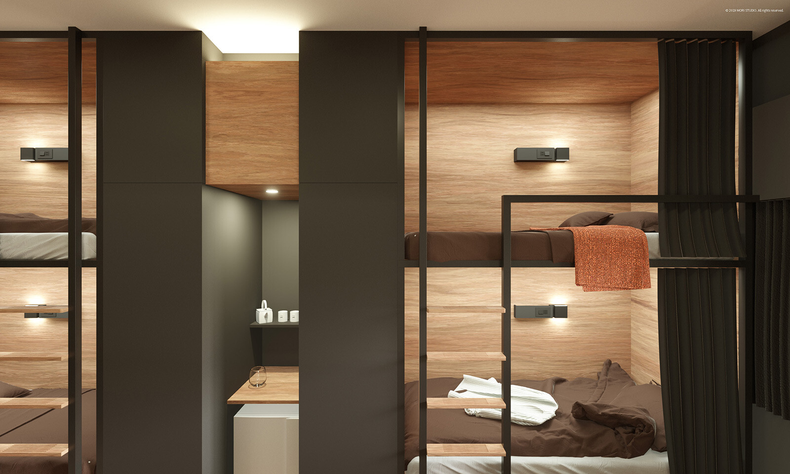 ArtStation - Portfolio ｜ FCU Dormitory, 2019