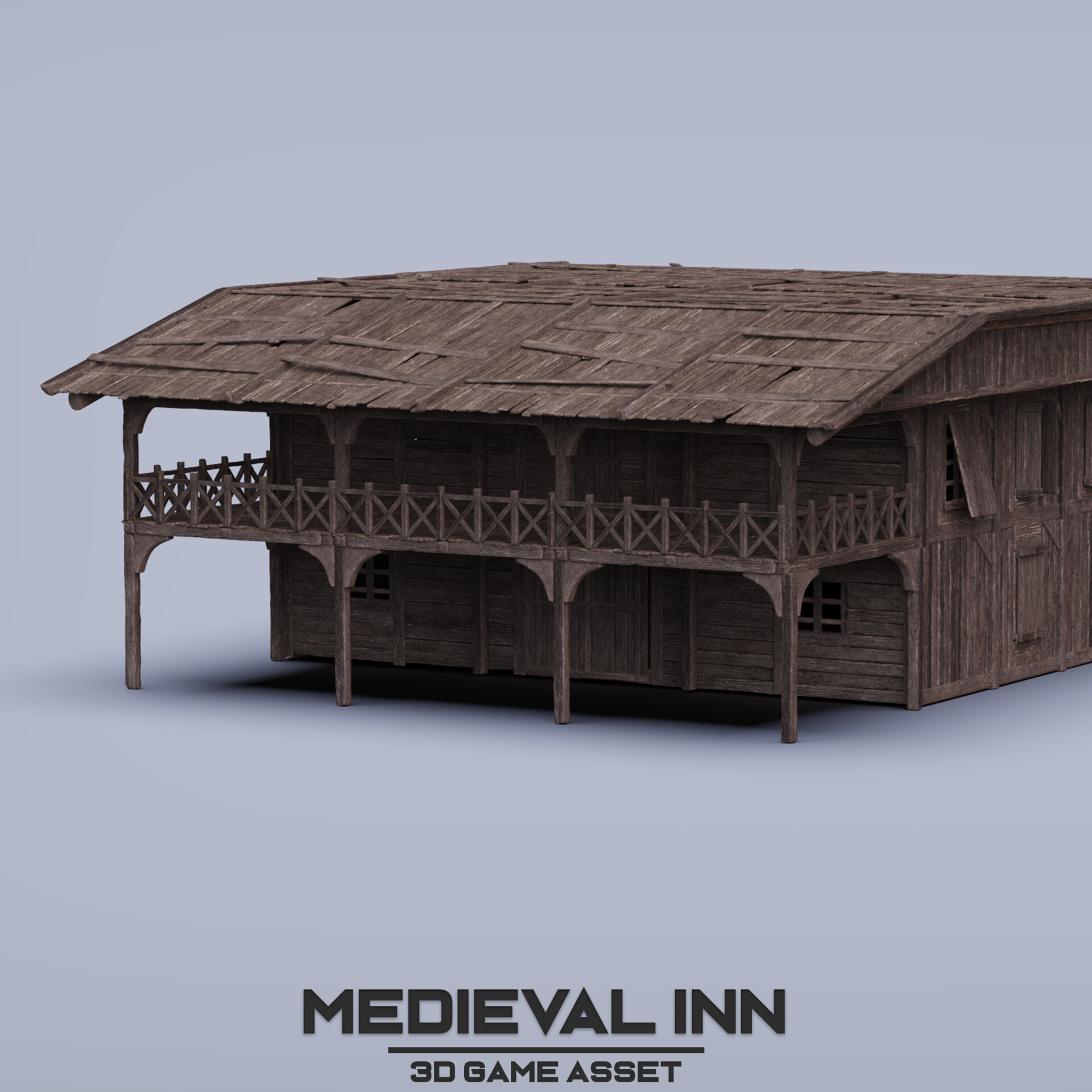 ArtStation - Medieval Wooden Inn