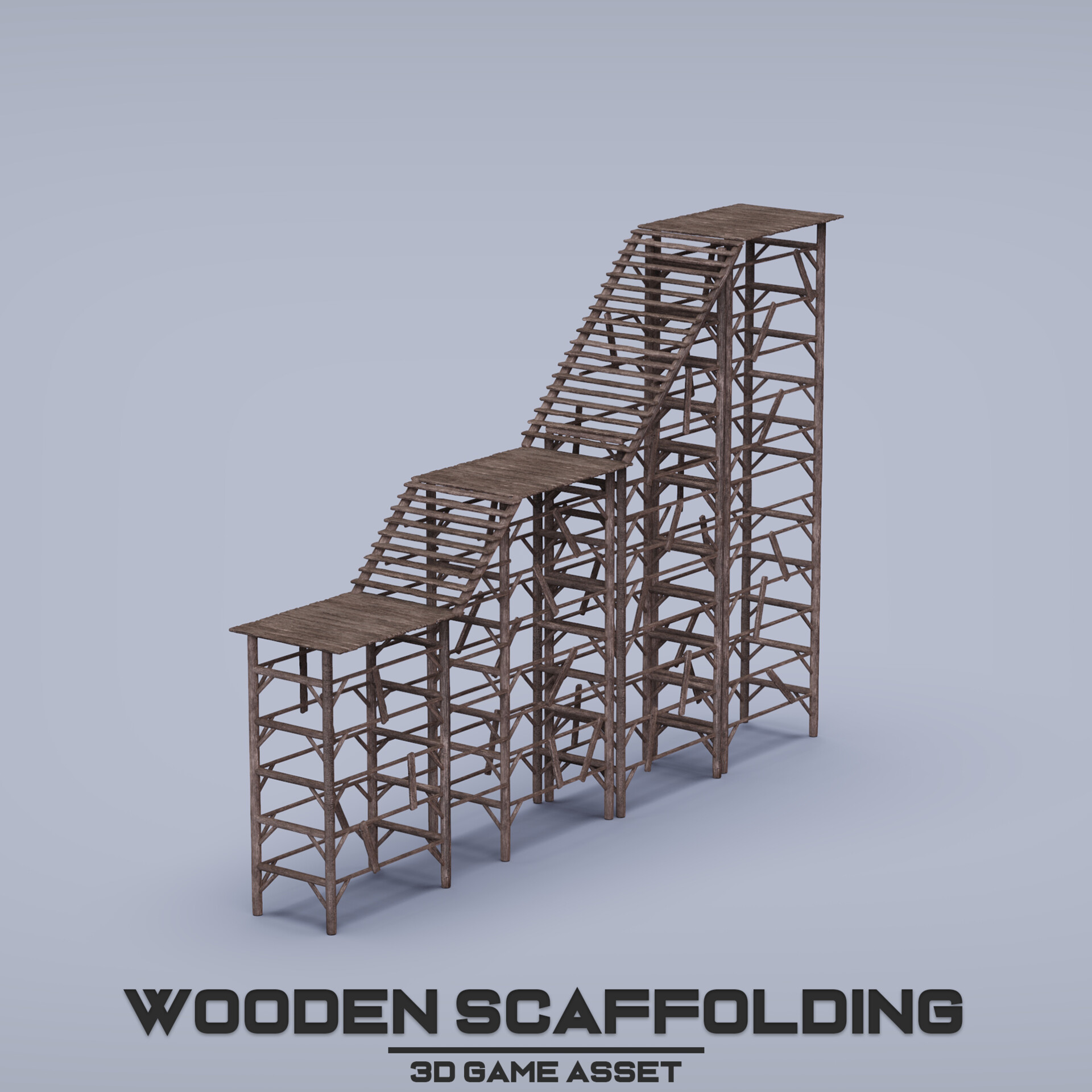 ArtStation - Medieval Wooden Scaffolding