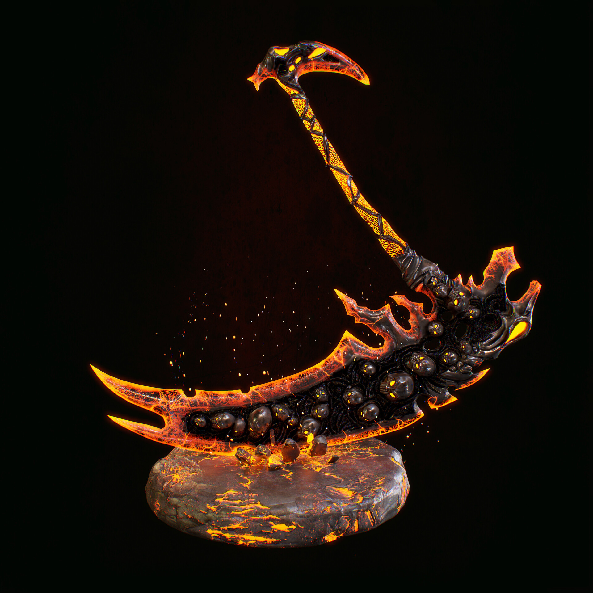 ArtStation - Reaper Blade (inspired by Darksiders II)