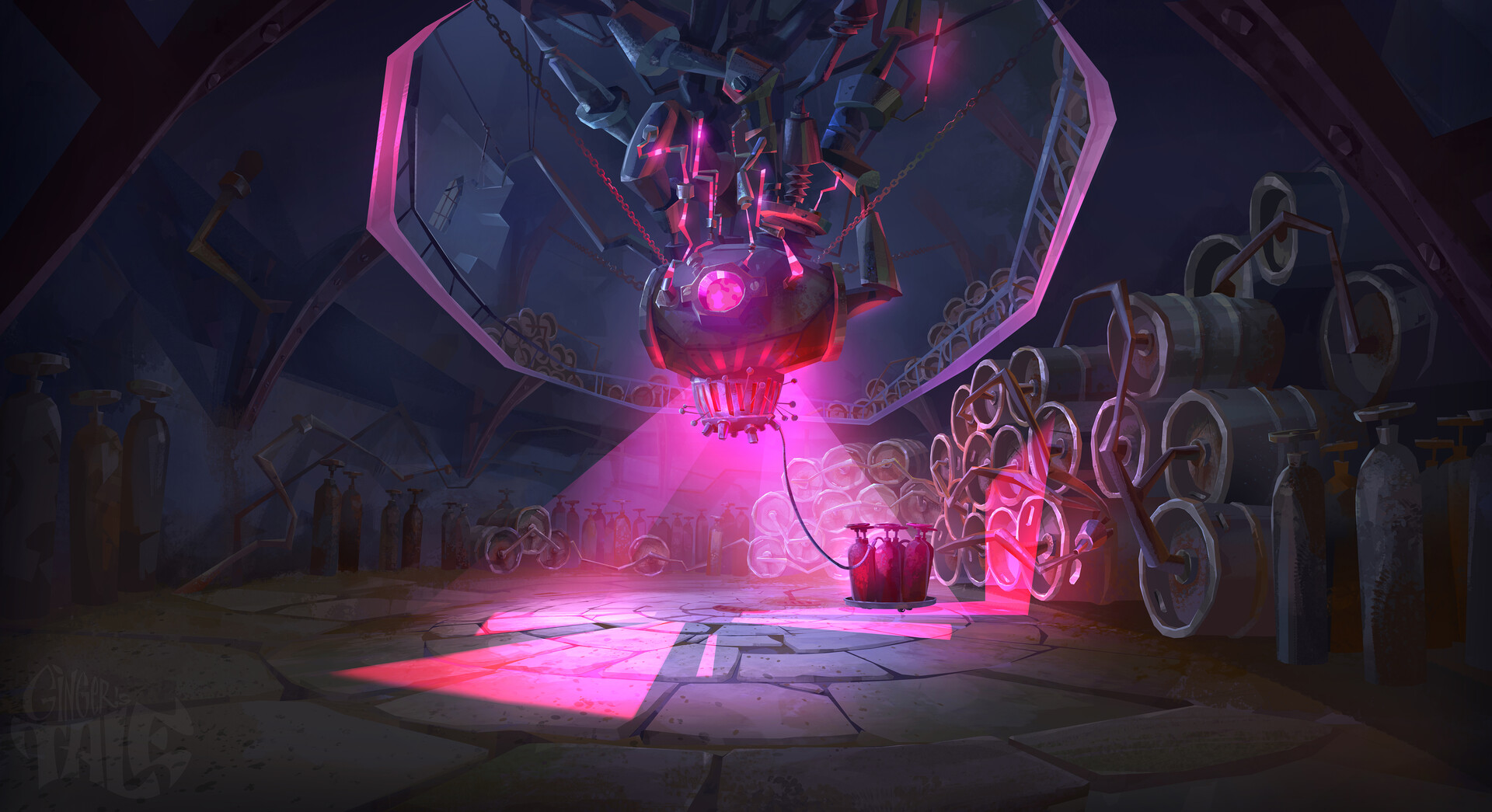 ArtStation - Pumping room_2