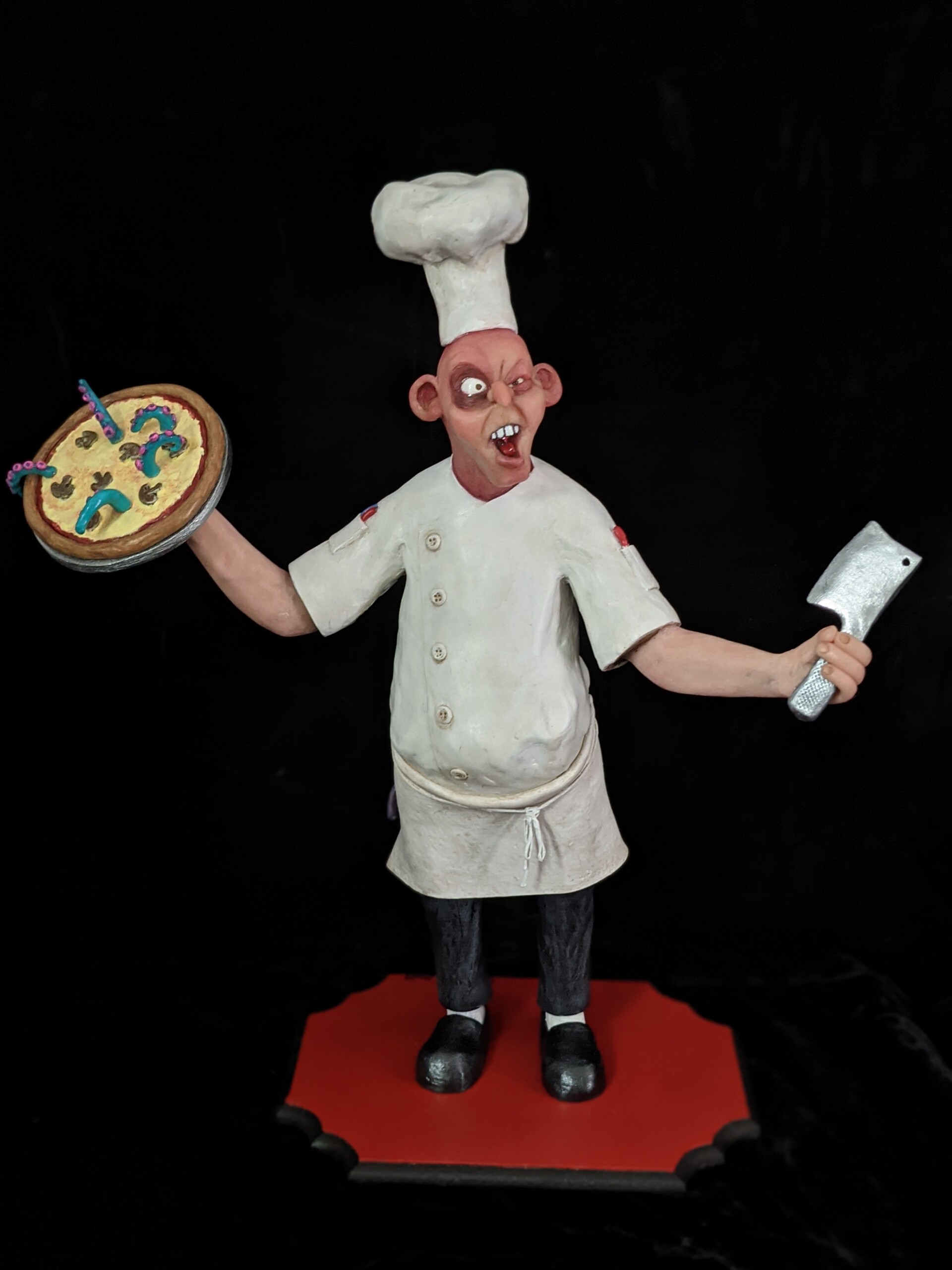 ArtStation - Psycho Chef, Polymer clay