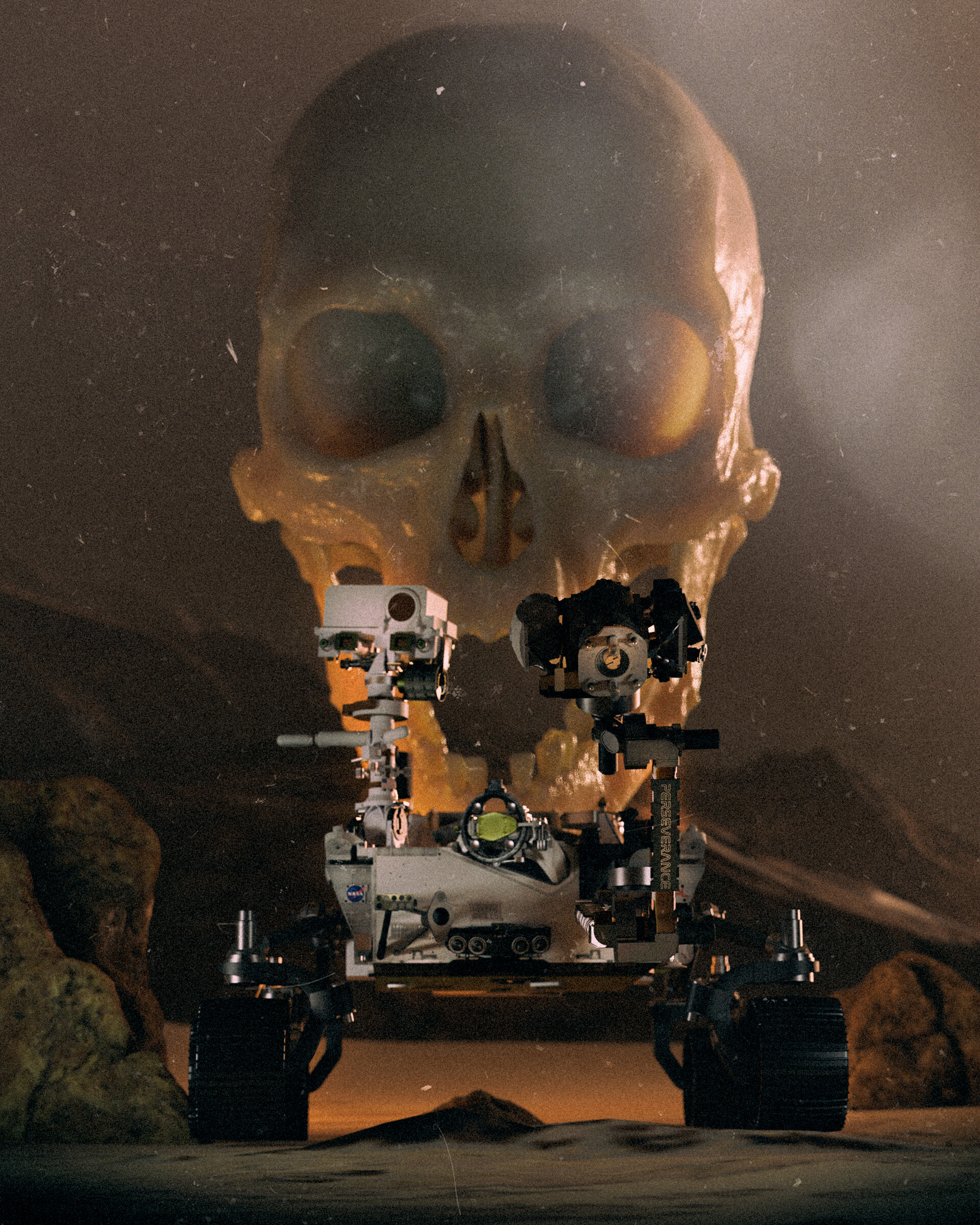 ArtStation - PERSEVERANCE ROVER 2021 - dark sci-fi feat Billelis Compet
