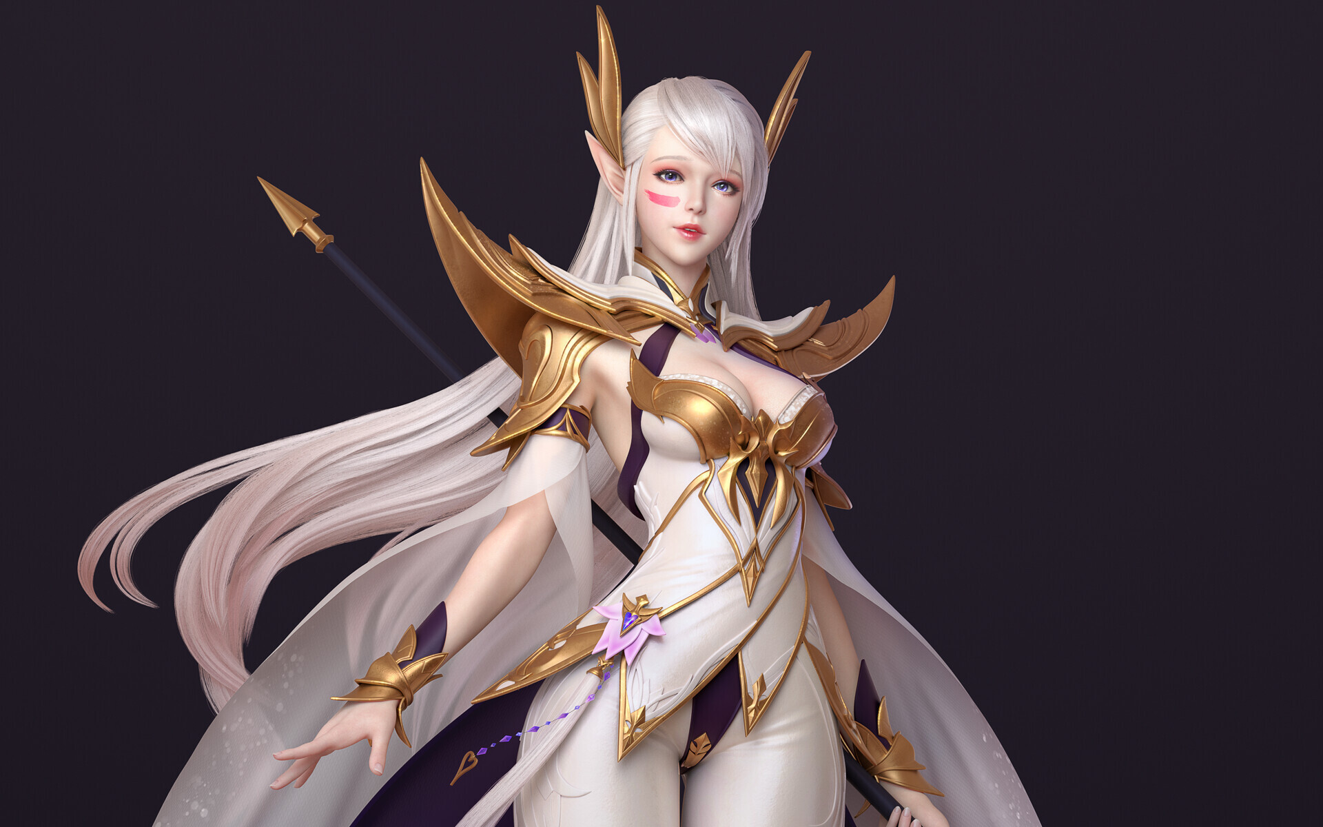 ArtStation - ABOUTCG美型课 蔡同学作品