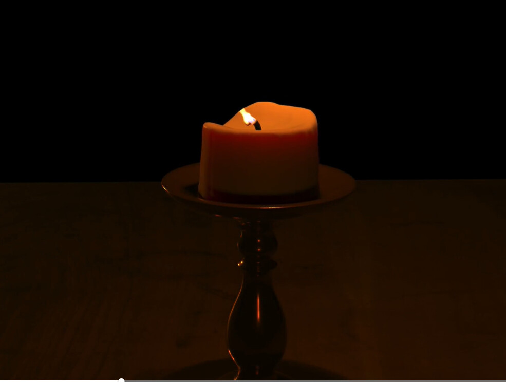 ArtStation - Candle Simulation