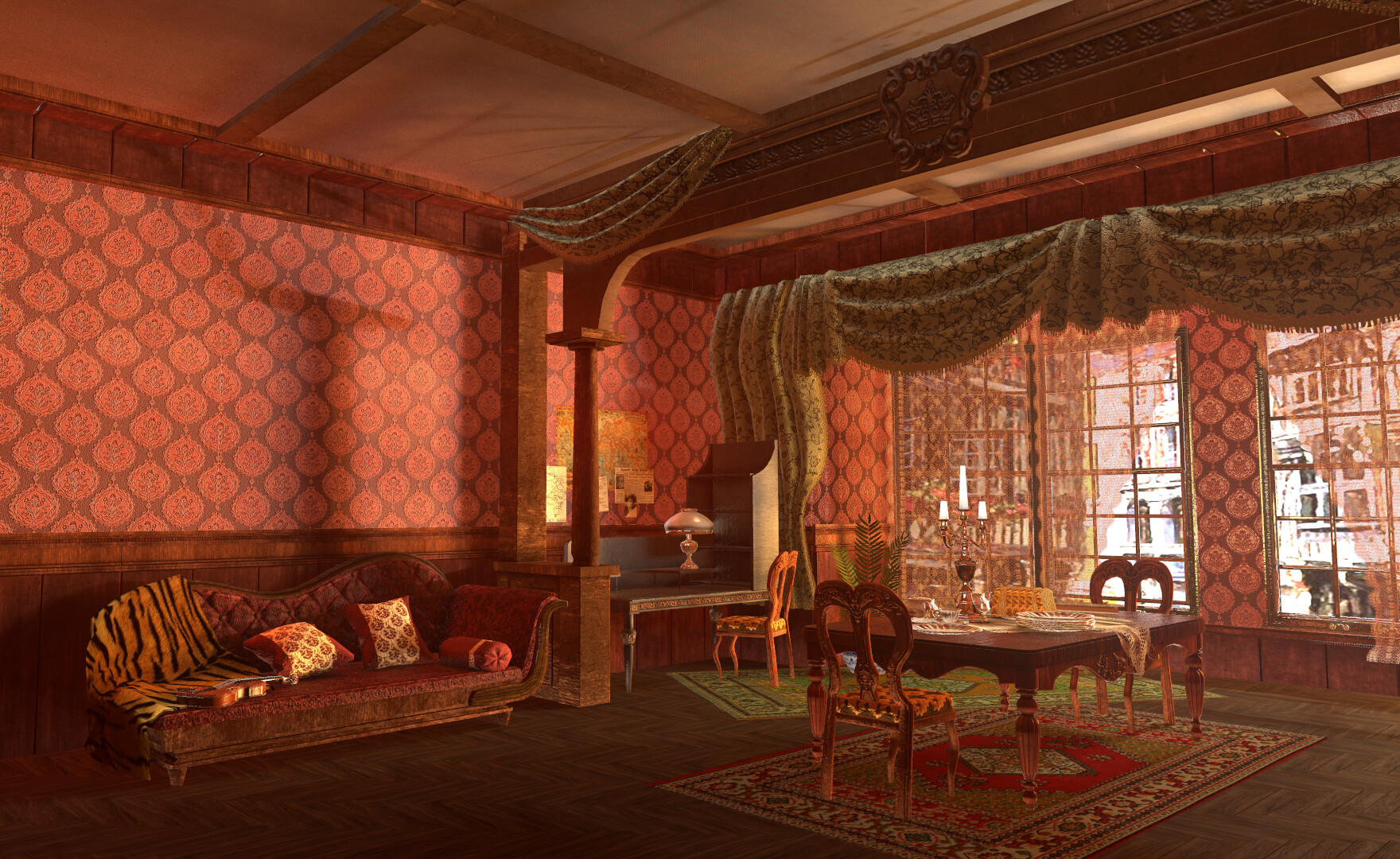 ArtStation - Antique_room(Sherlock)