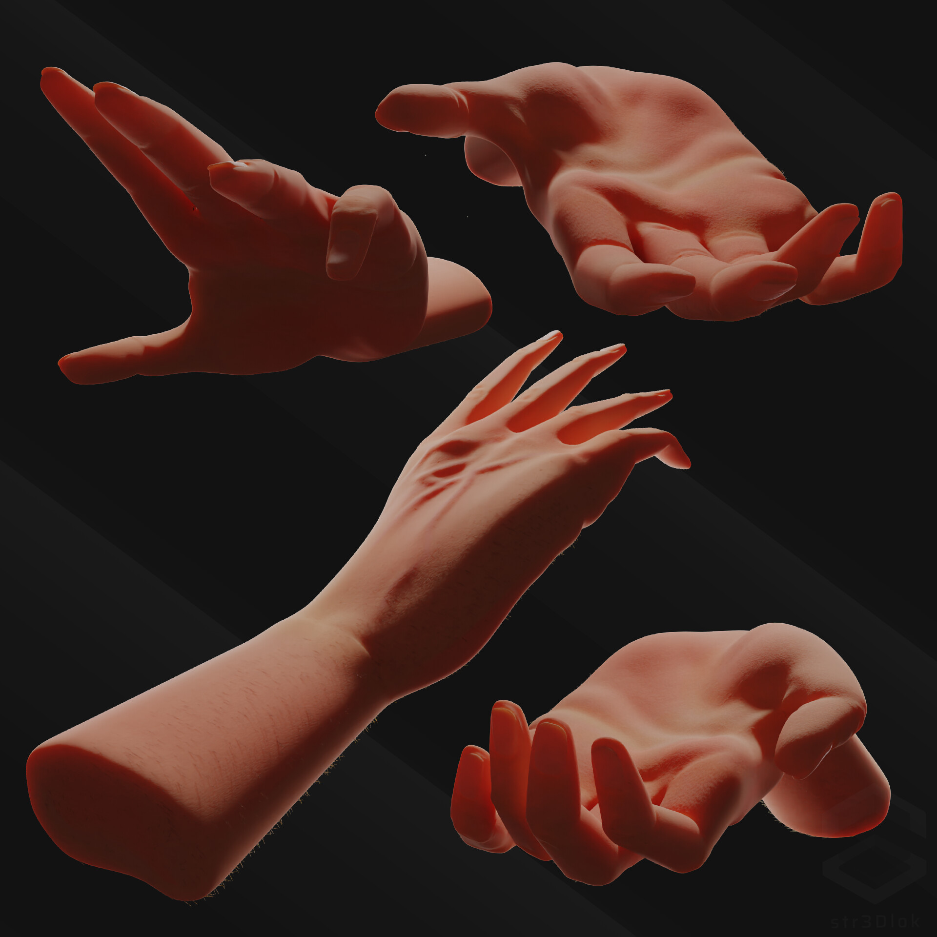 ArtStation - Photorealistic Hand