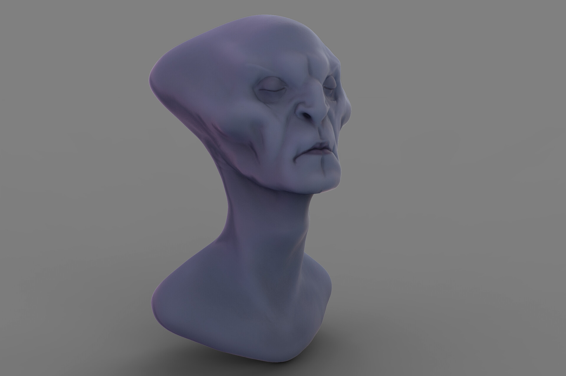 ArtStation - Alien head structure