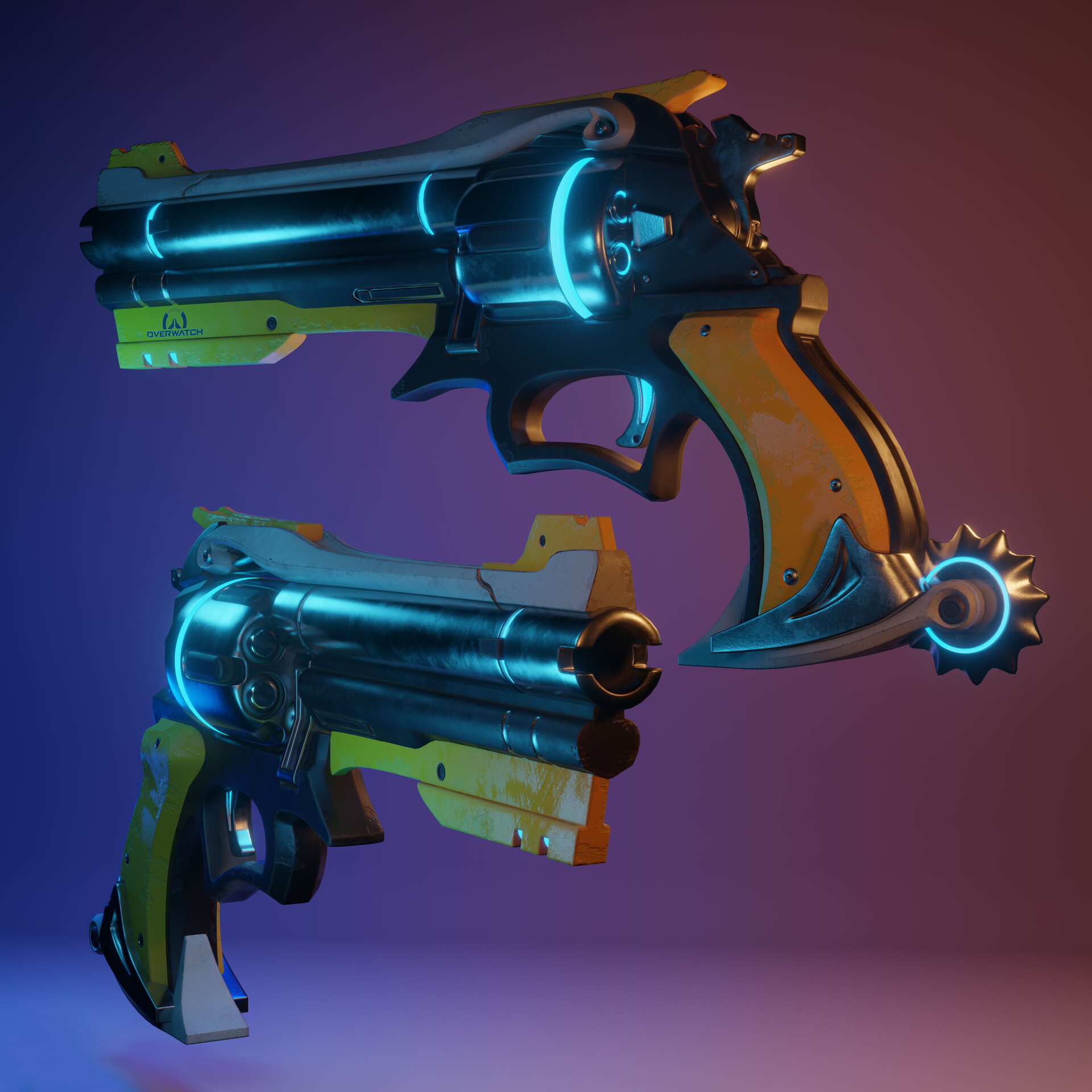 ArtStation - Mccree revolver