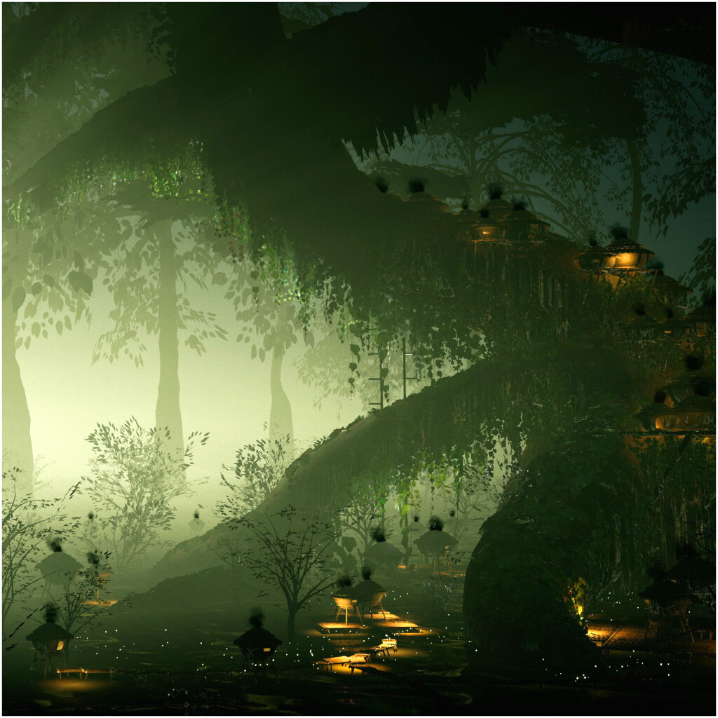 ArtStation - The Great Swamp. Dark Souls concepting