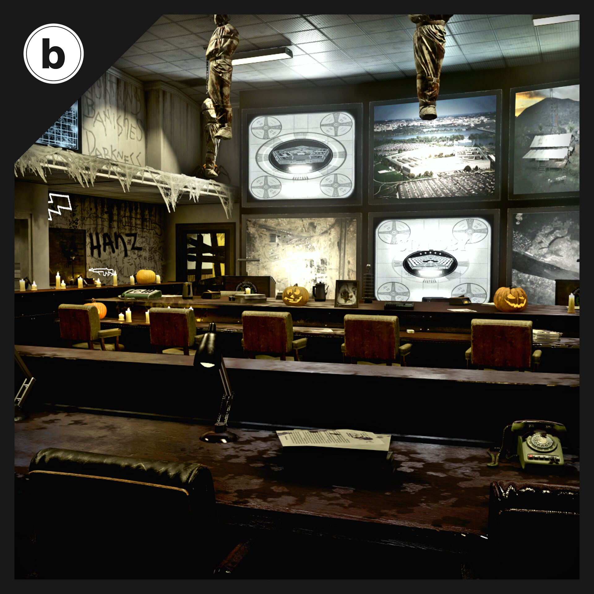 booris - Five Spawn Room Spooktober