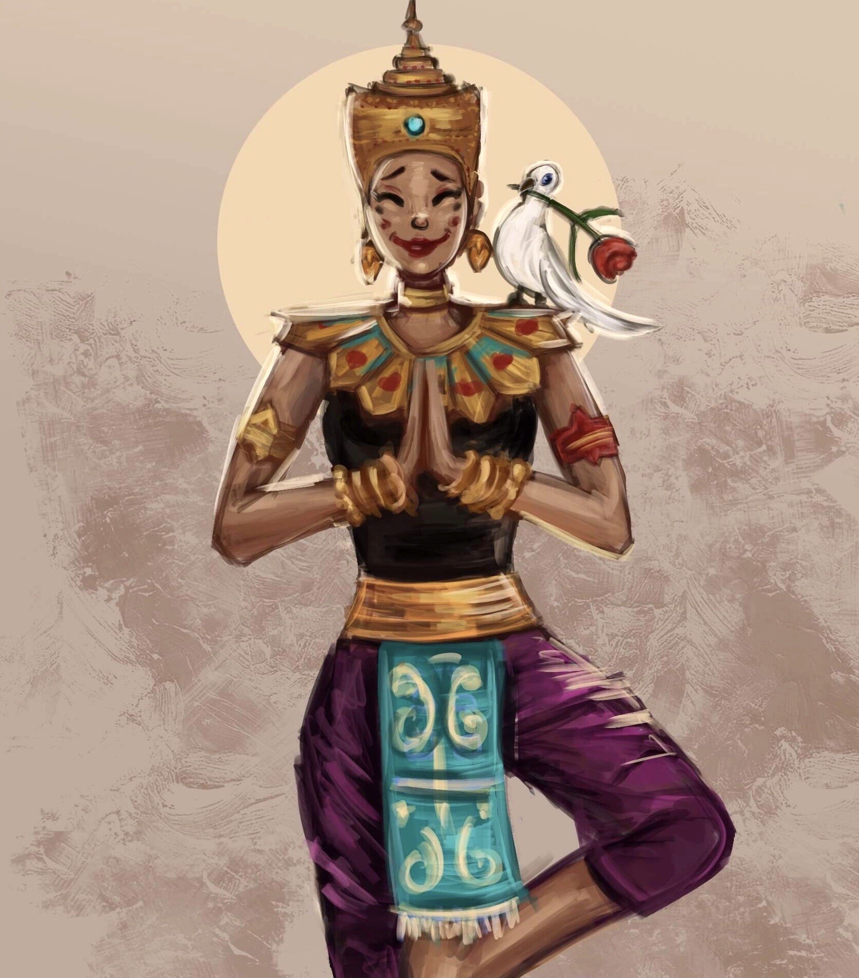 ArtStation - Thai Dancer Character Design