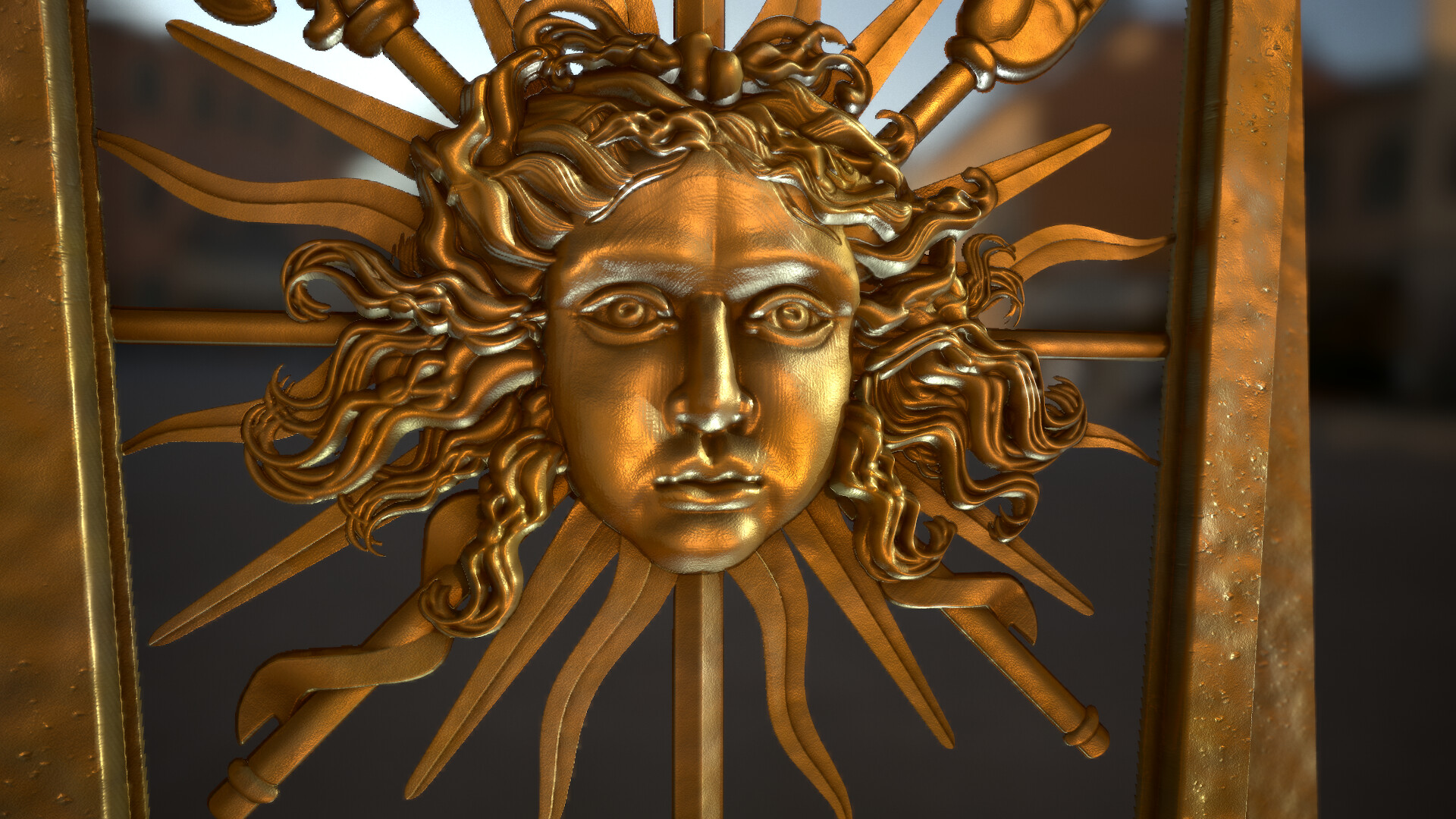 ArtStation - Substance Designer - The Sun King, Louis XIV