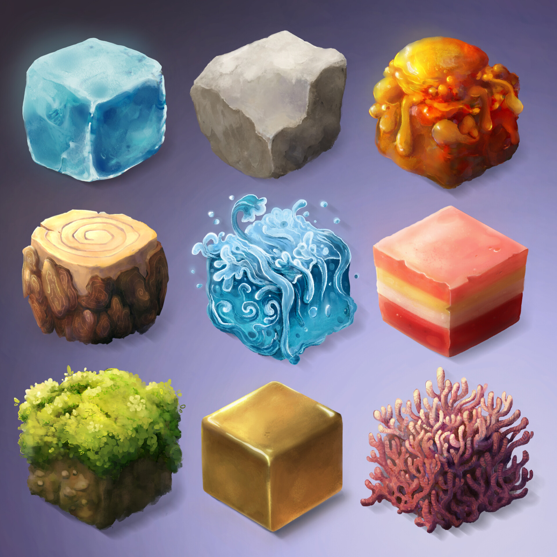 ArtStation - Material study