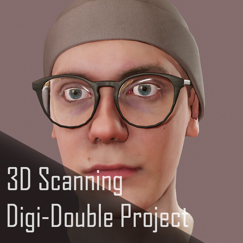 ArtStation - Facial scan self portrait