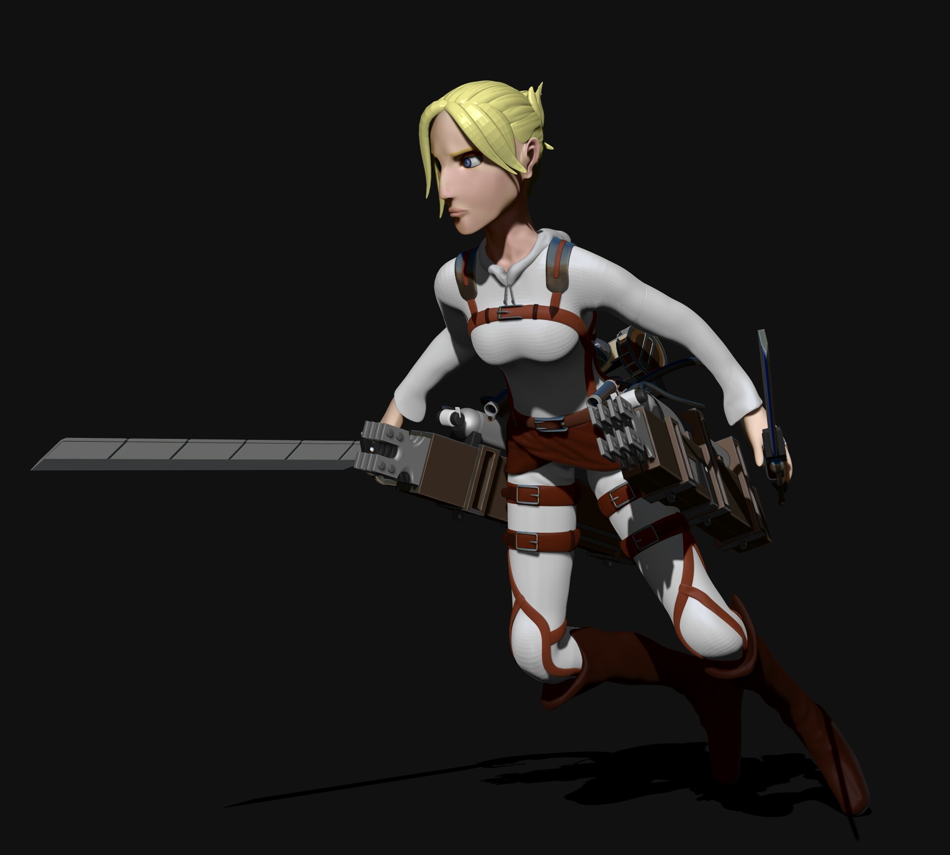 ArtStation - Annie Leonhart Attack on Titan