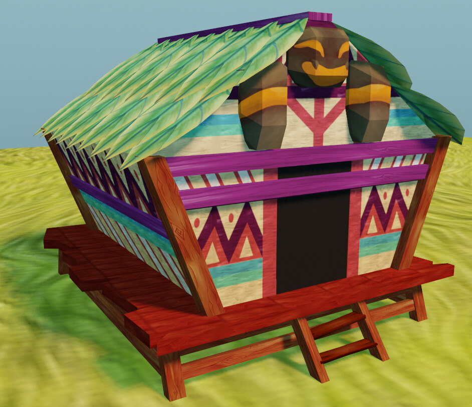 ArtStation - Kampong House (2) - Model & Texturing