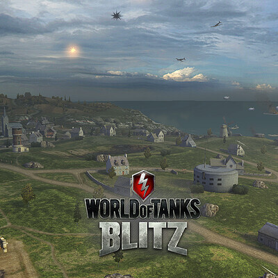 ArtStation - World of Tanks Blitz - Normandy Map