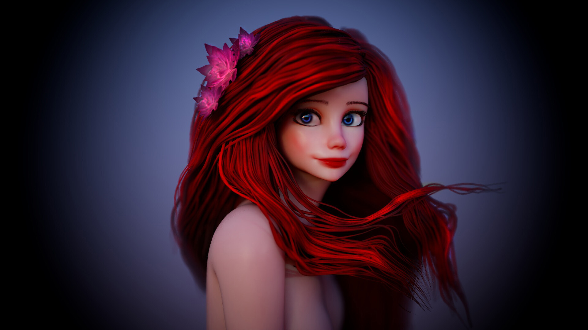 ArtStation - Ariel, the little mermaid