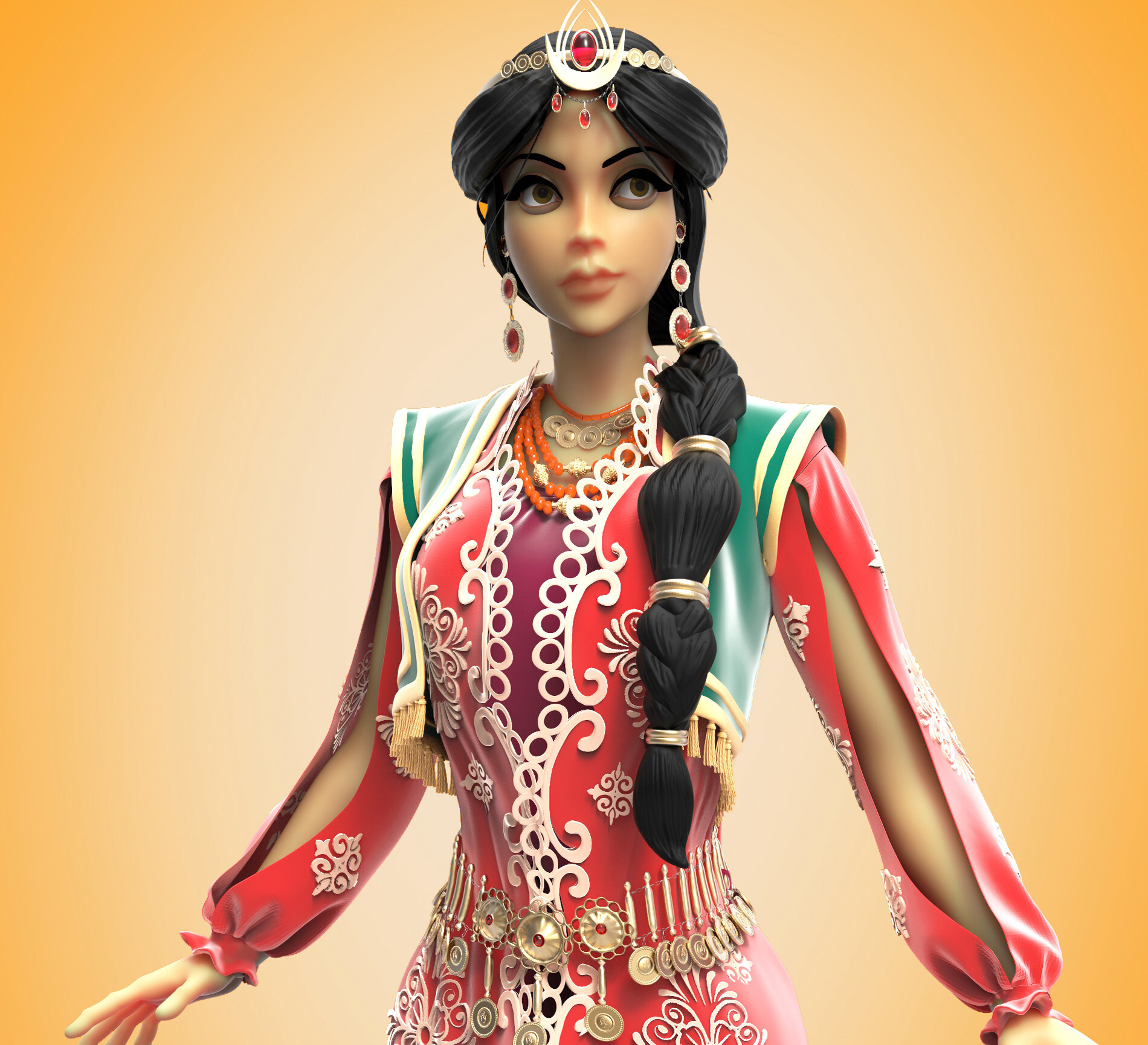 ArtStation - Arabian princess