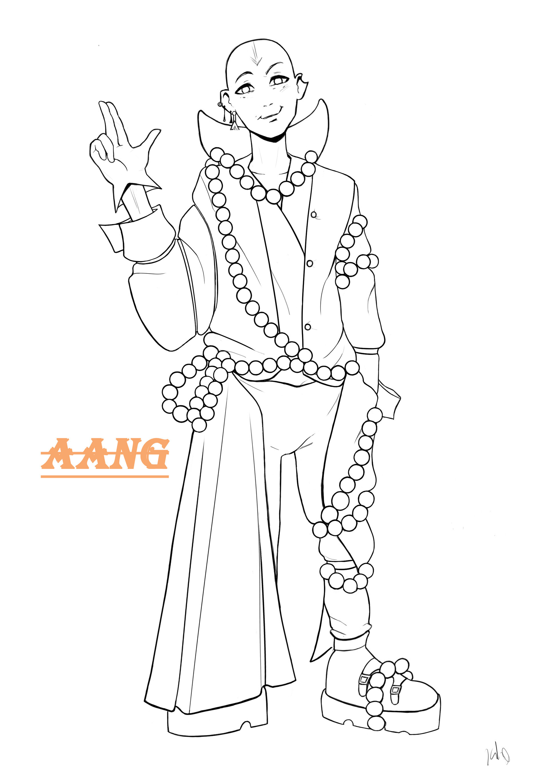 ArtStation - ATLA Sci-Fi Game Version Character Designs