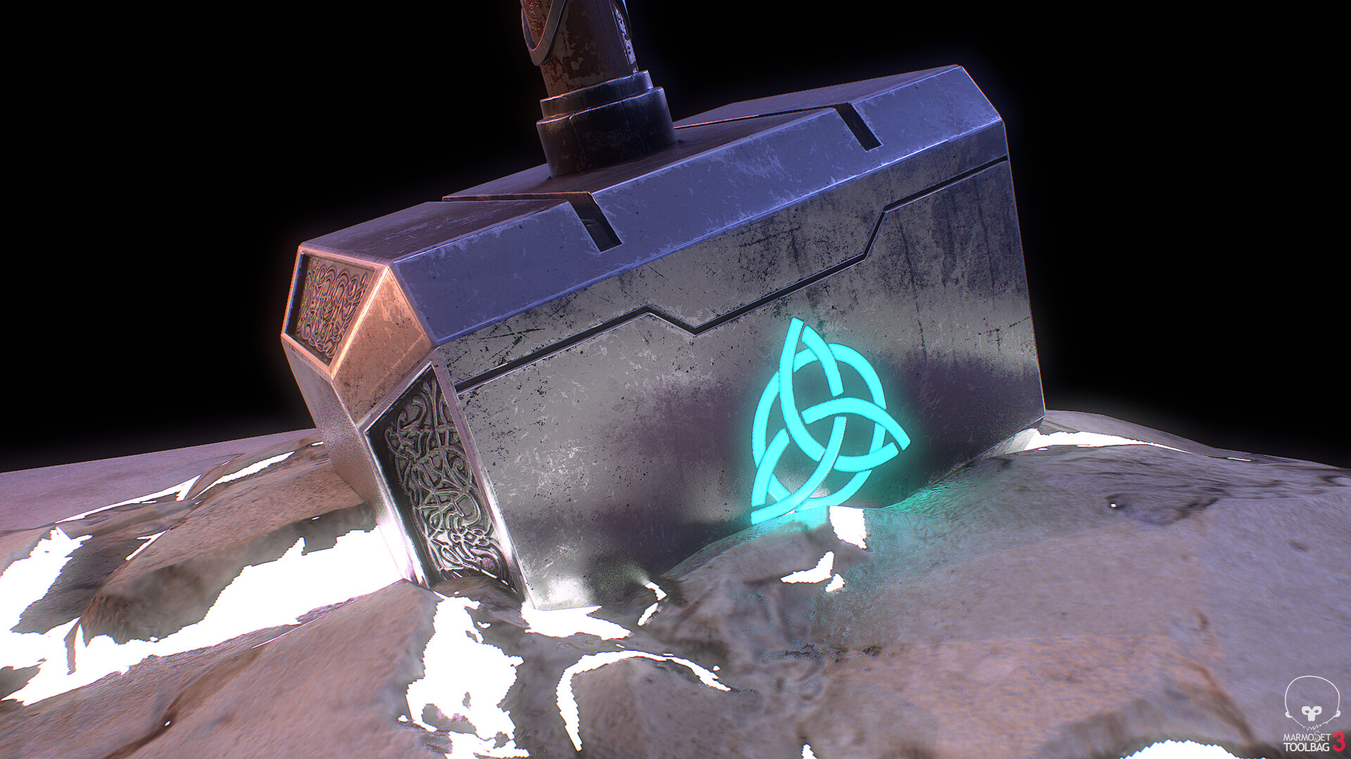 ArtStation - Thor Hammer (Textured version)