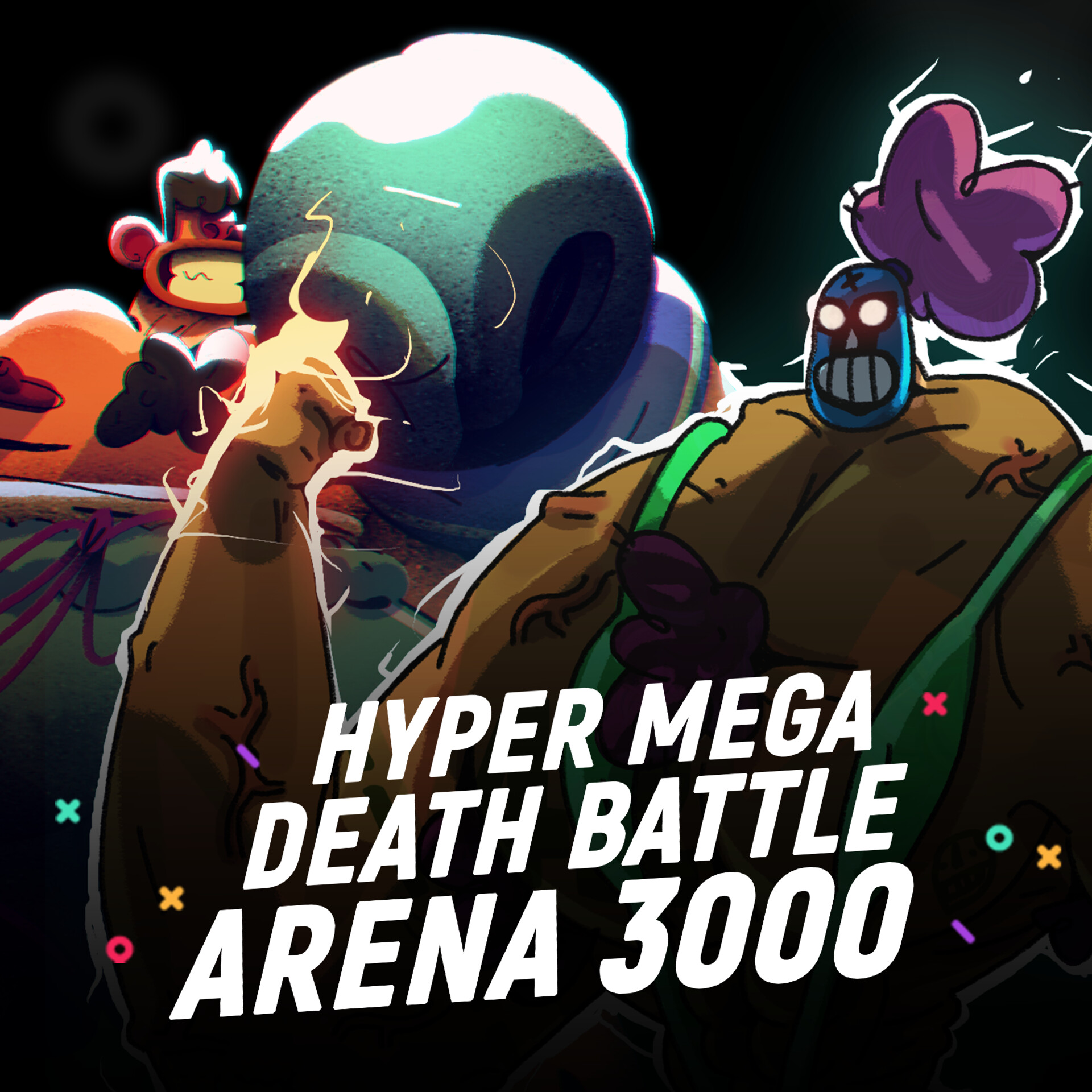 ArtStation - Fighters for HYPER MEGA DEATH BATTLE ARENA 3000