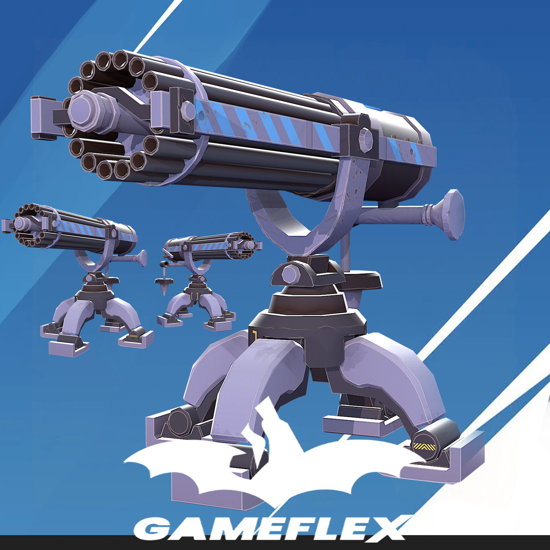 ArtStation - Gatling Gun