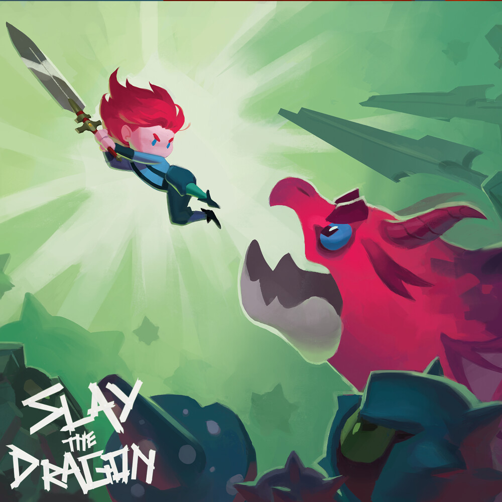 ArtStation - Slay The Dragon - Promotional Illustration