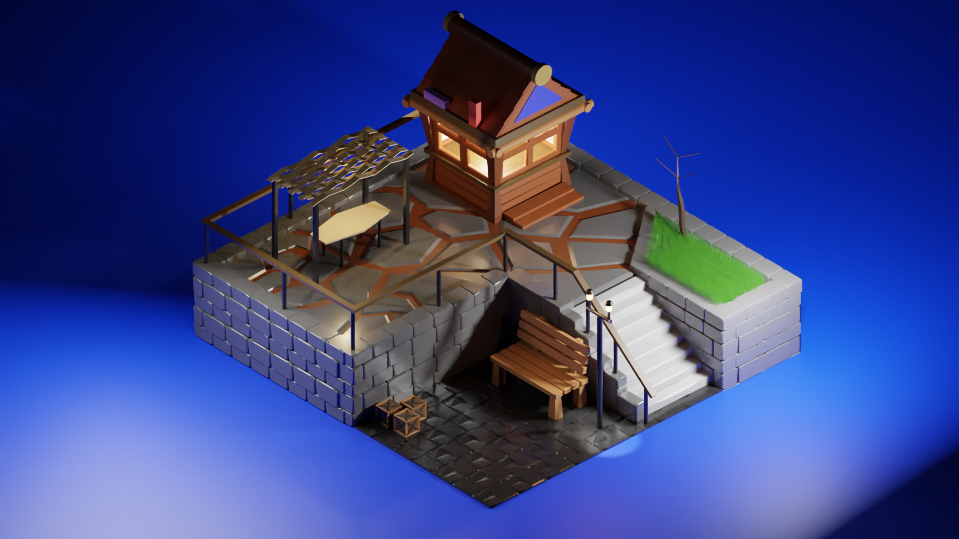 ArtStation - How I Made Home by Blender 2.91