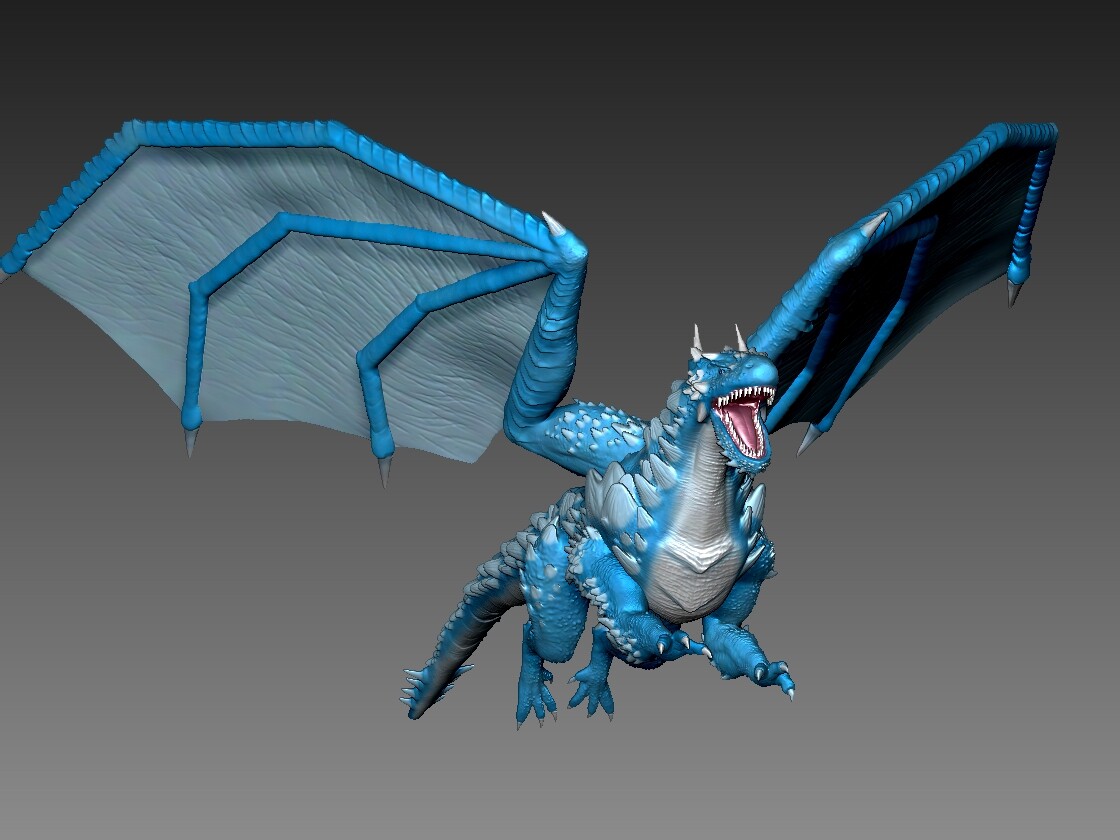 ArtStation - Blue Dragon