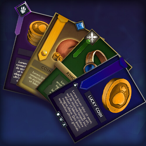 ArtStation - Royal - Cards Game GUI - Cards Design