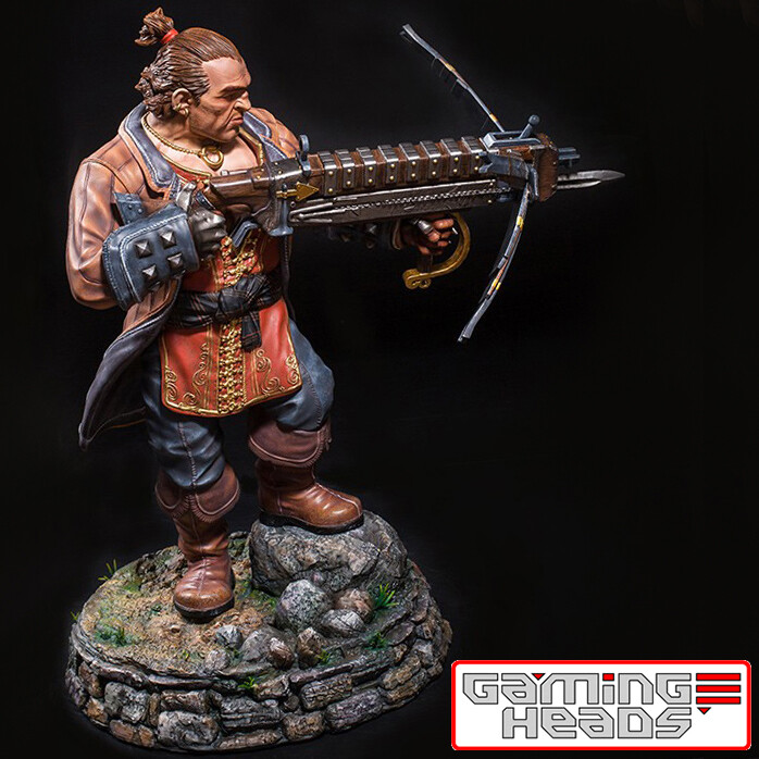 ArtStation - Varric (Dragon Age) 3D Printed Statue