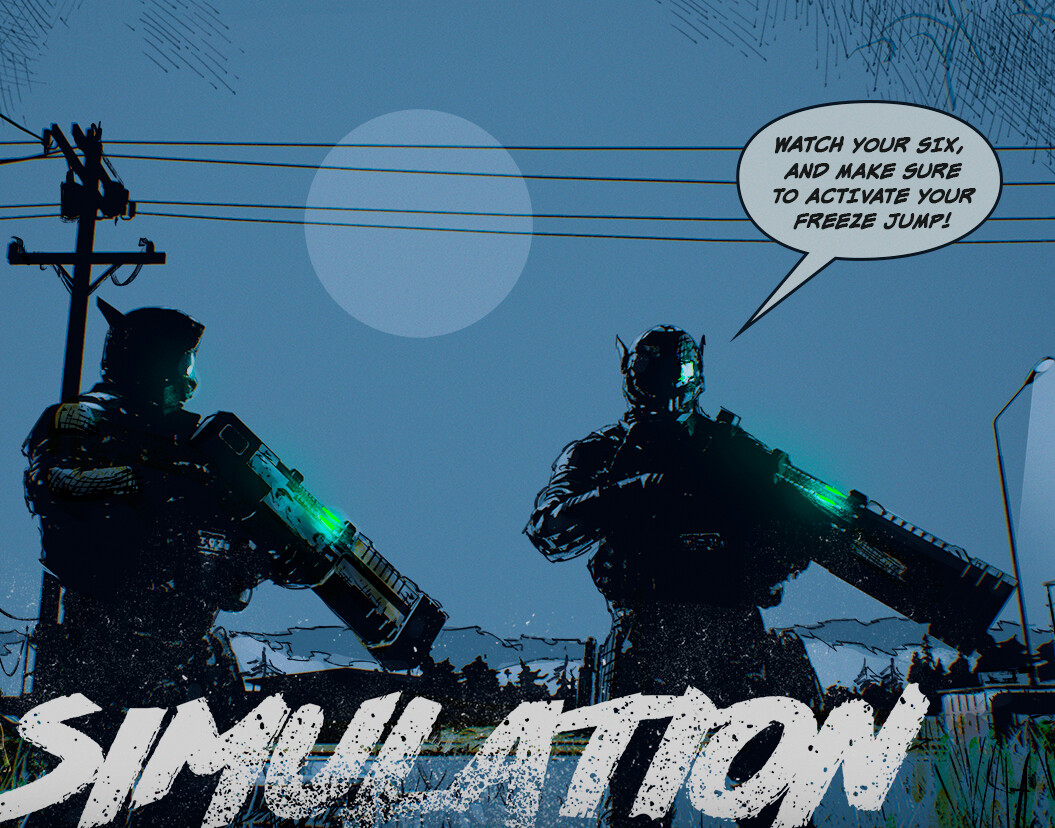 ArtStation - Project Simulation Issue#0 FREE Comic BOok