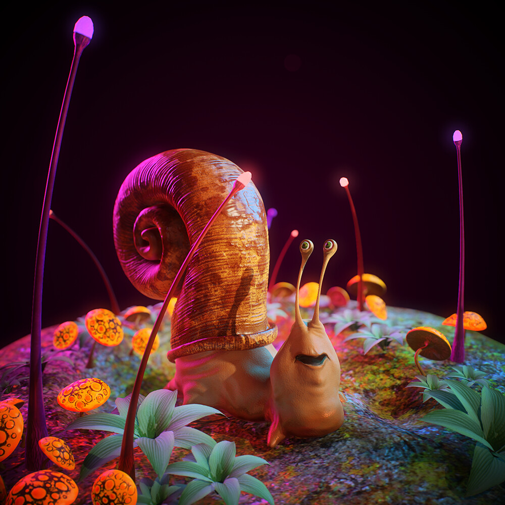 ArtStation - Snail Fantasy World