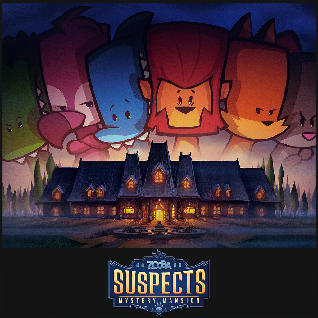 ArtStation - Suspects: Zooba Mystery Mansion