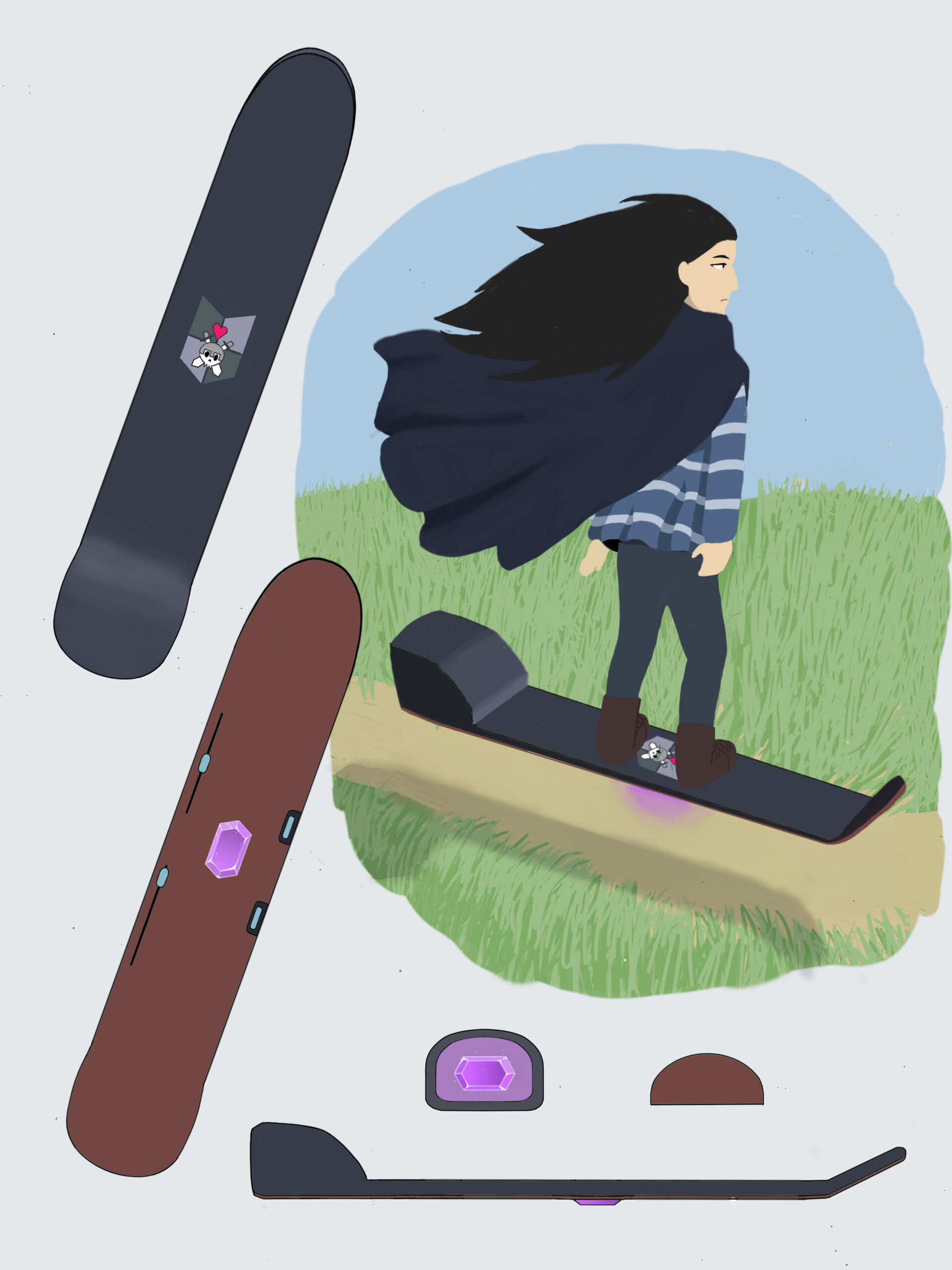 ArtStation - Hoverboard