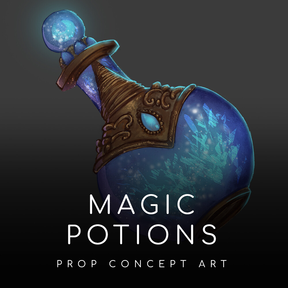 ArtStation - [Concept Art] Magic Potions