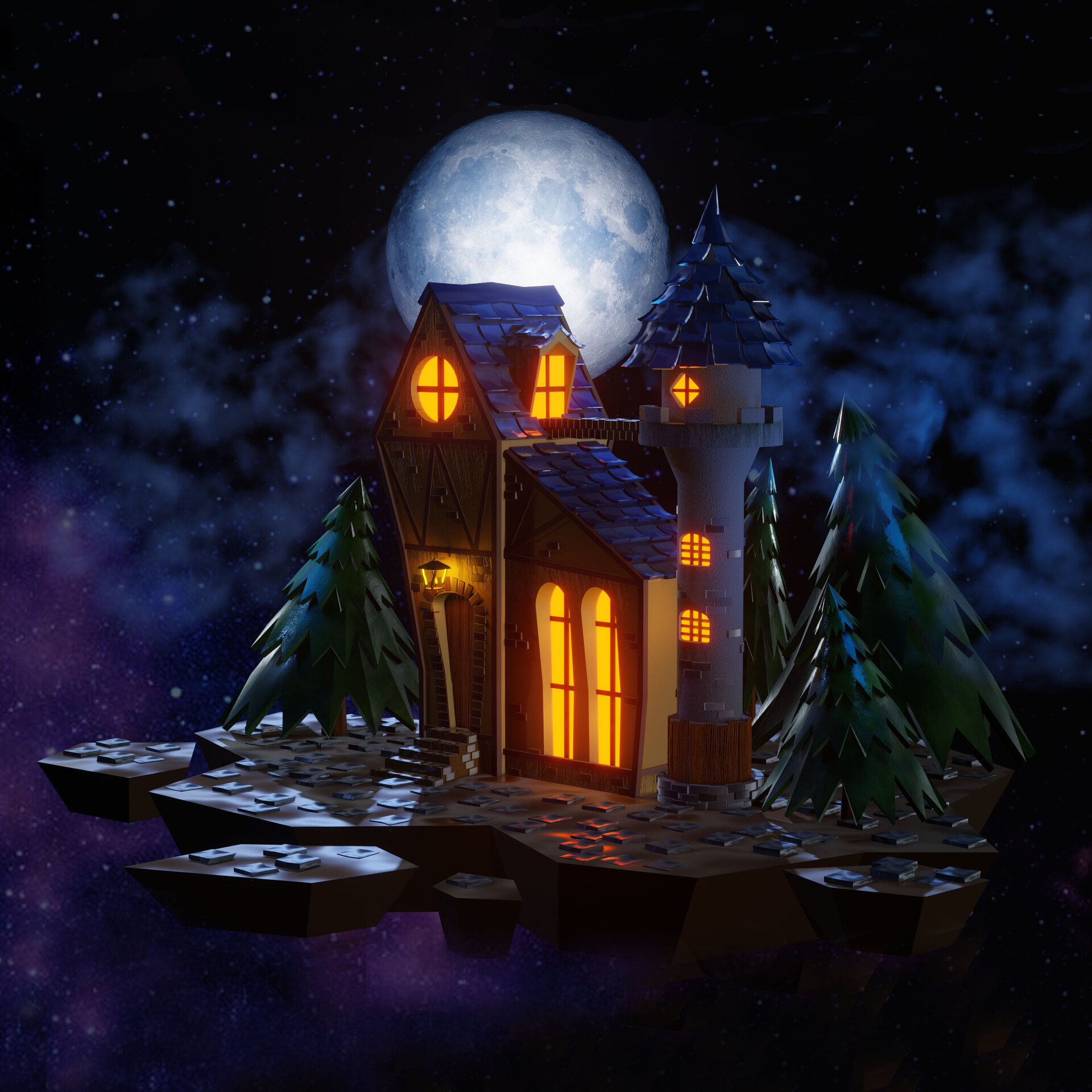 ArtStation - Mystic house