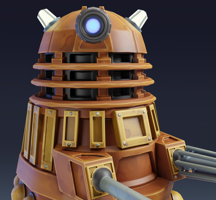 ArtStation - Stylised Dalek